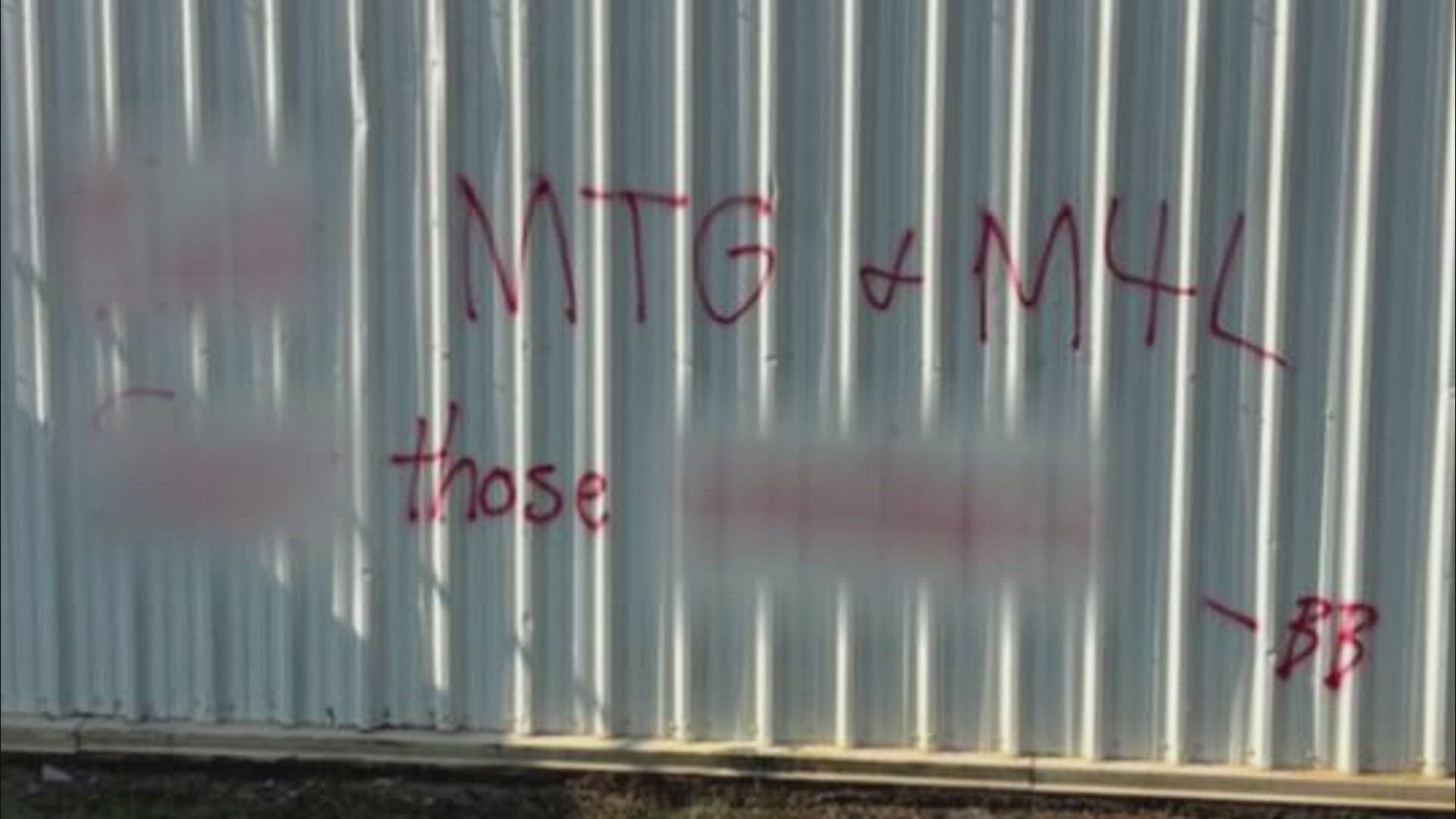 Vandalism at Stovehouse complex one day before Moms for Liberty, MTG ...