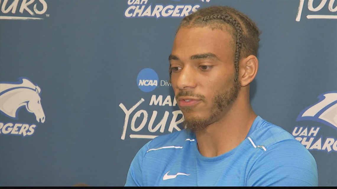 UAH sprinter Michael Gizzi worked on strength during offseason, sets ...