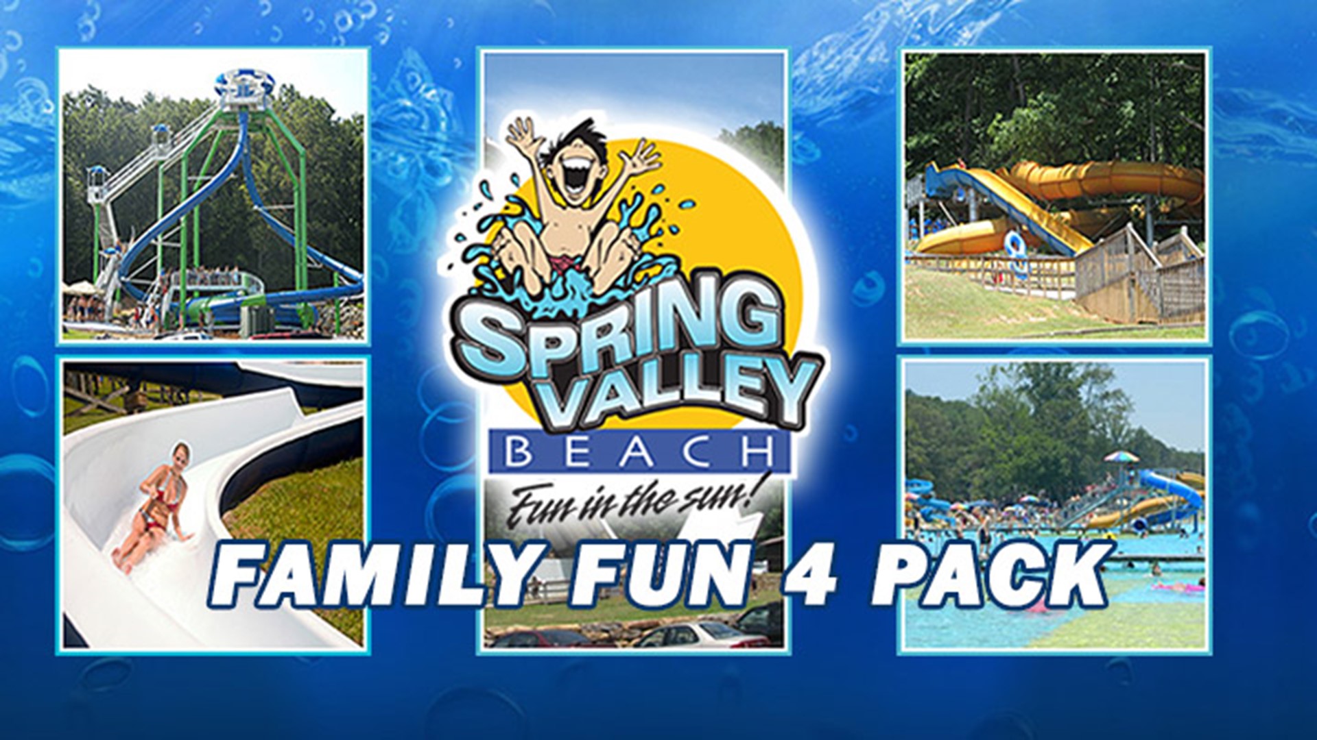 Spring Valley Beach Family Fun 4 Pack Deal | rocketcitynow.com