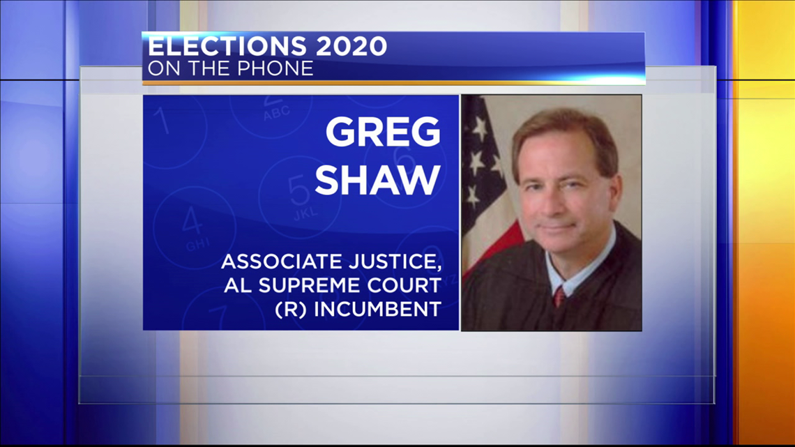 Incumbent Greg Shaw talks about seeking third term on Alabama Supreme ...
