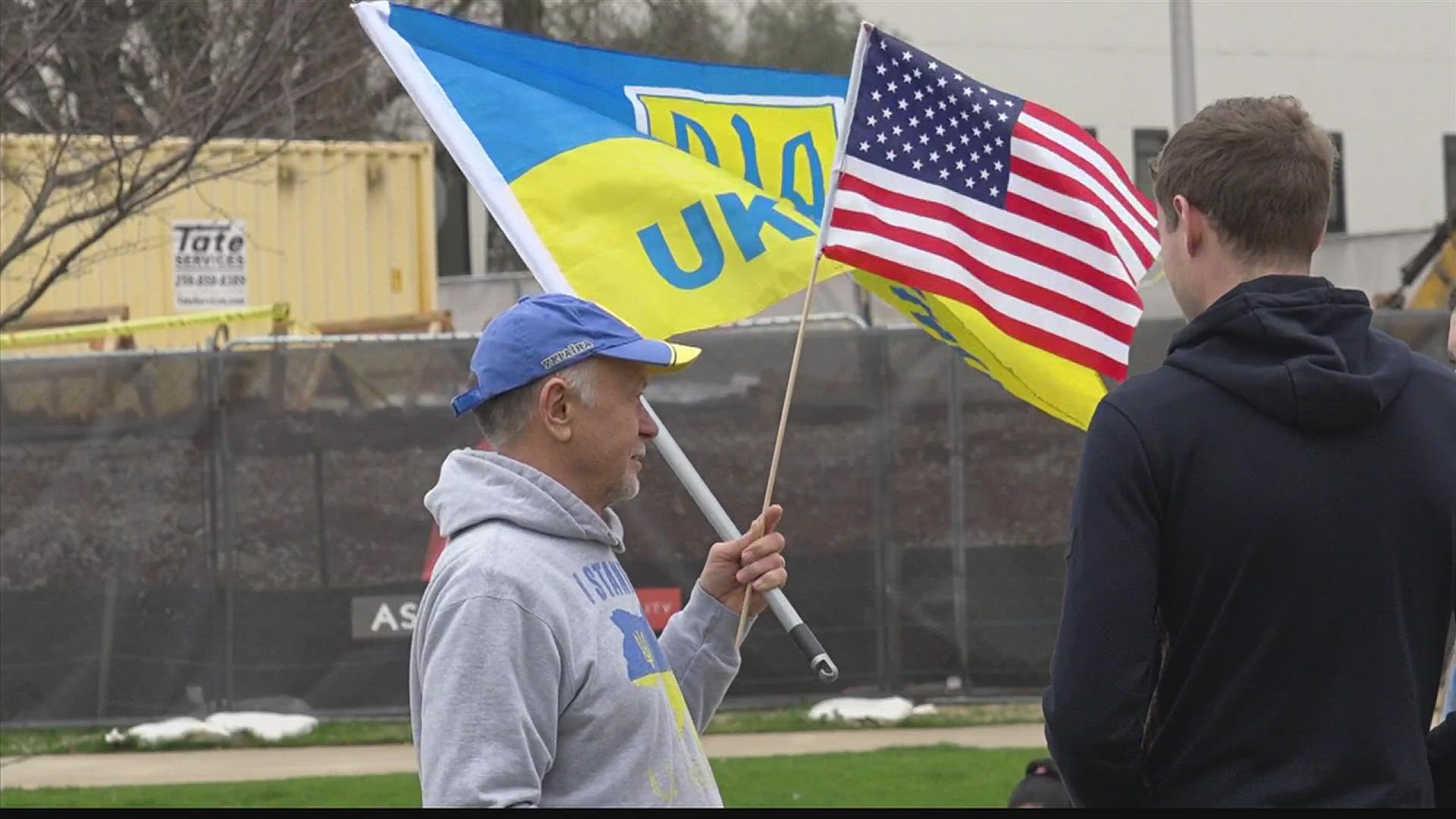 Ukrainian support groups rally together one year after invasion ...