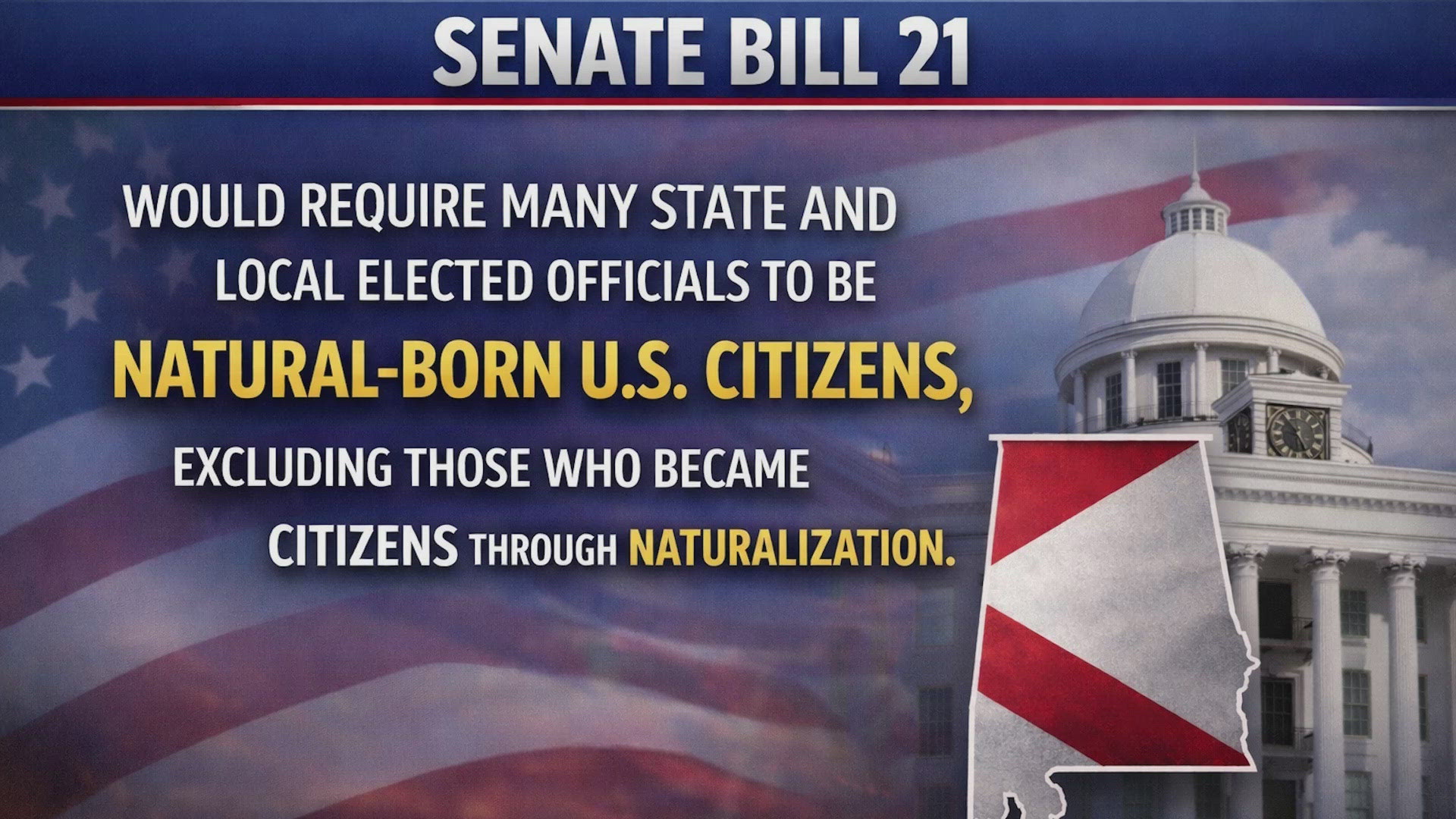 Alabama proposes natural-born citizenship requirement for state elected ...