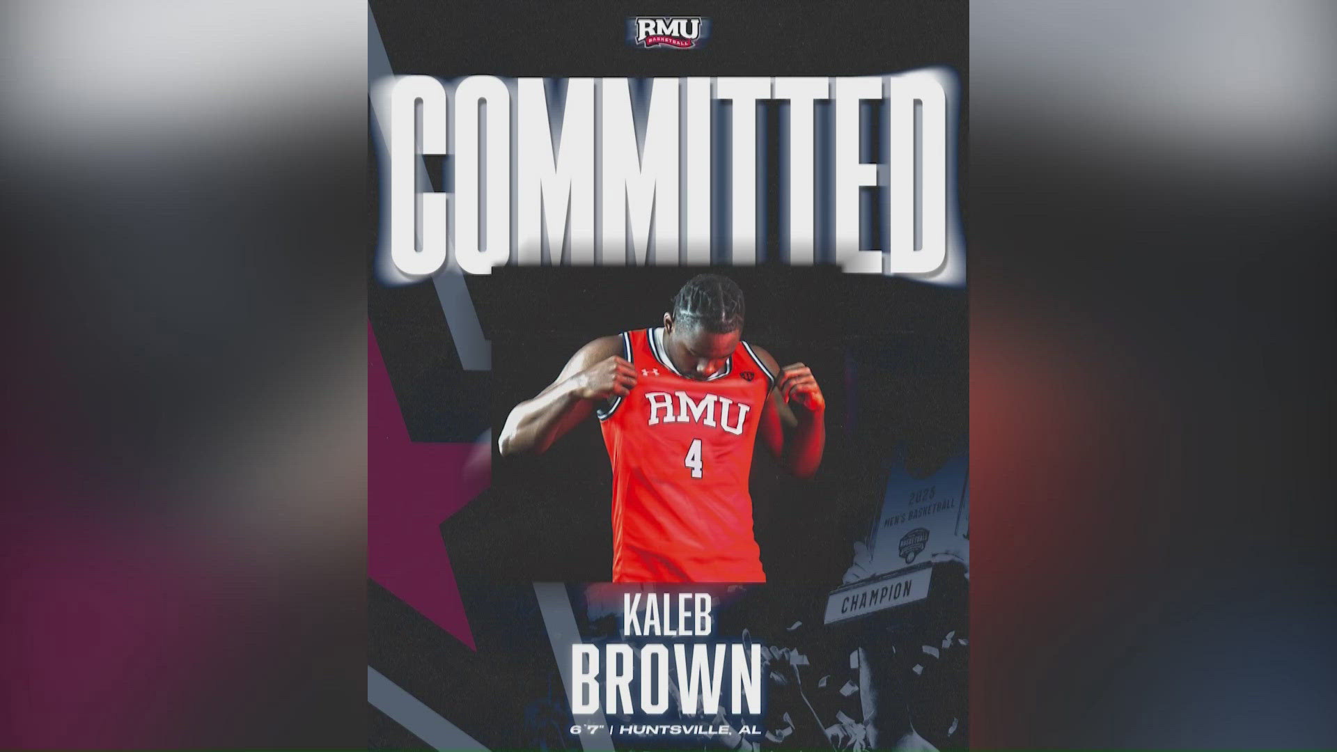 Kaleb Brown commits to Robert Morris | rocketcitynow.com