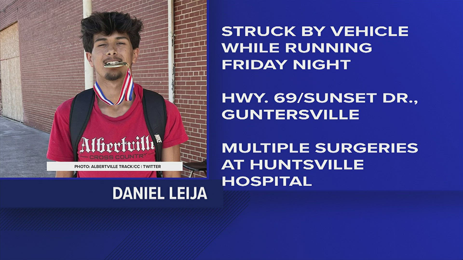 Albertville track star seriously hurt after being hit by vehicle ...