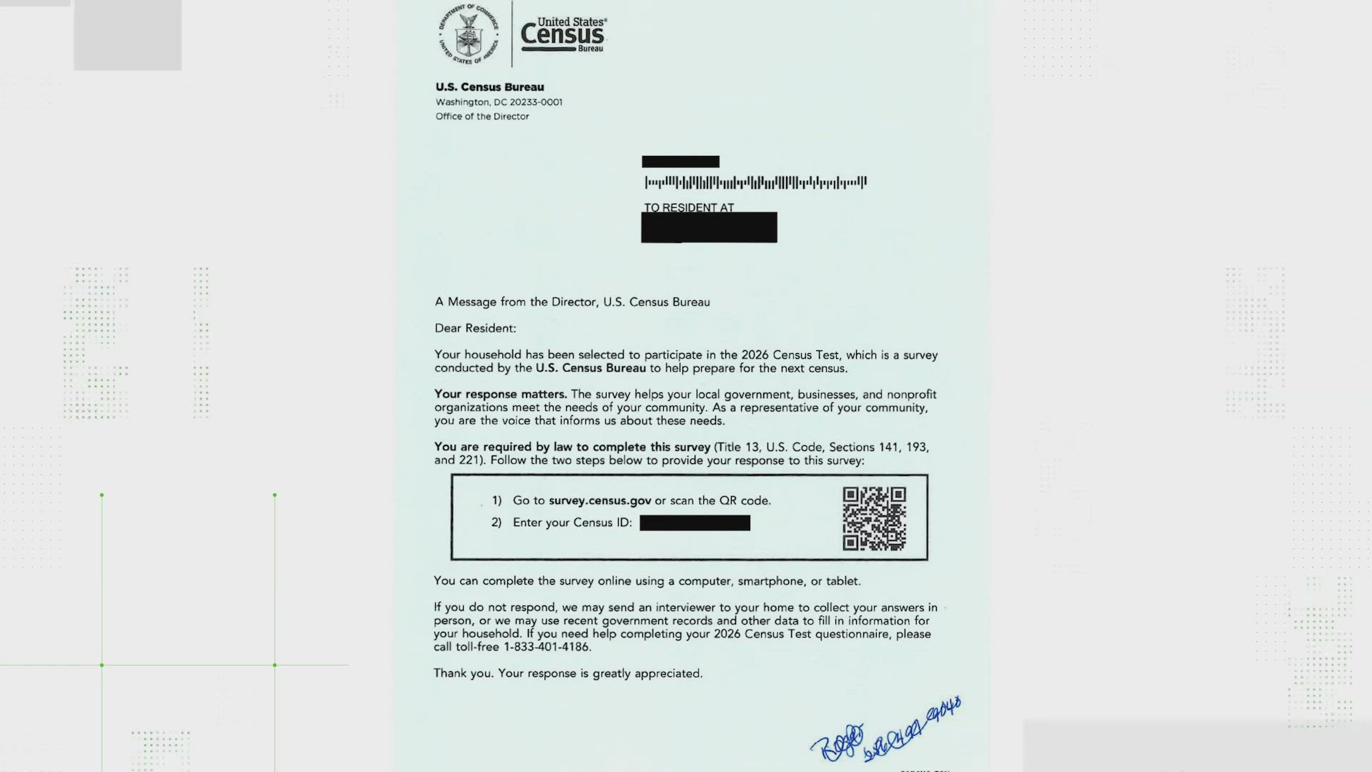 VERIFY: Do you have to participate in the census test? | rocketcitynow.com