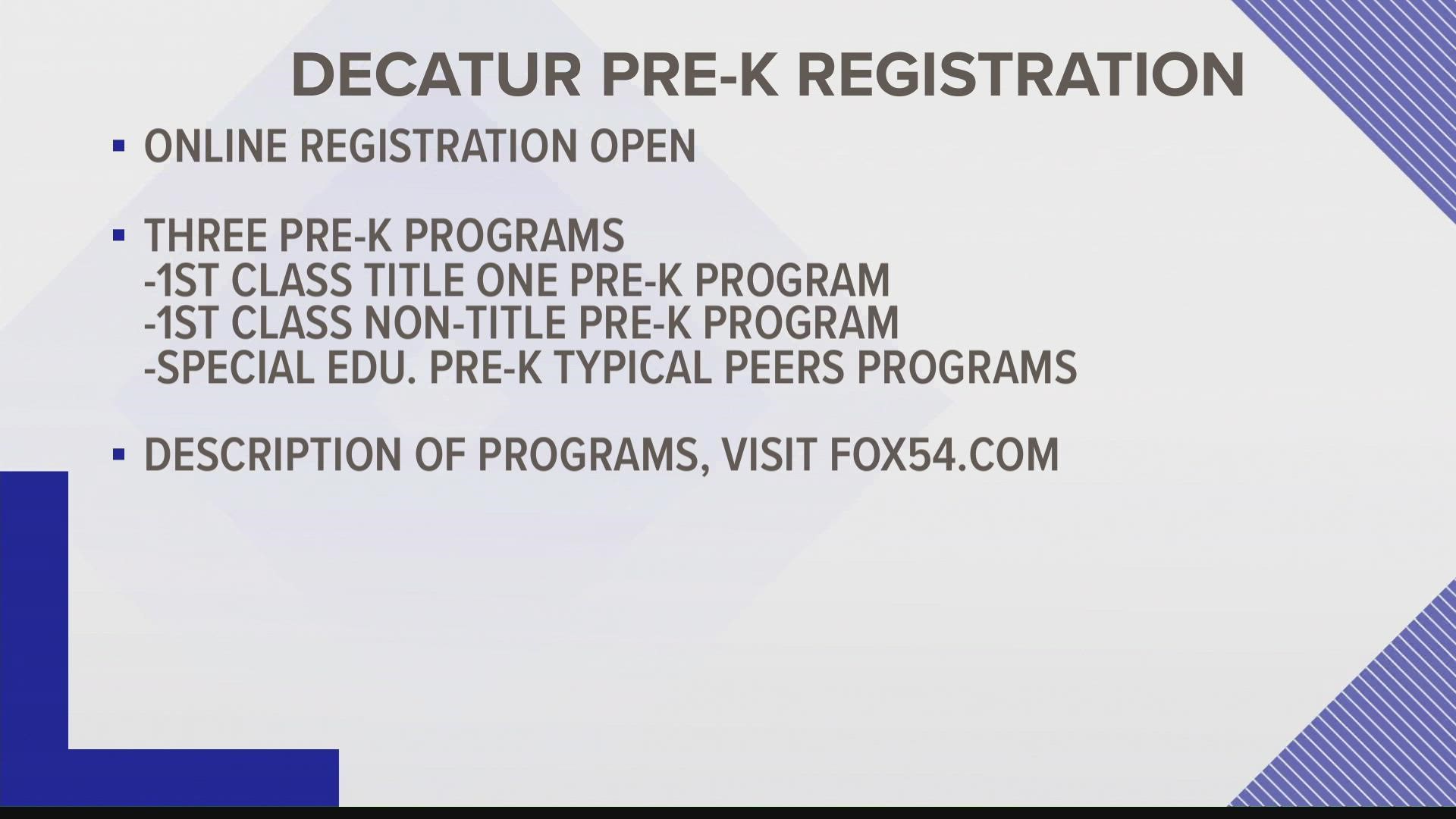 Pre-K registration is open at Decatur City Schools | rocketcitynow.com