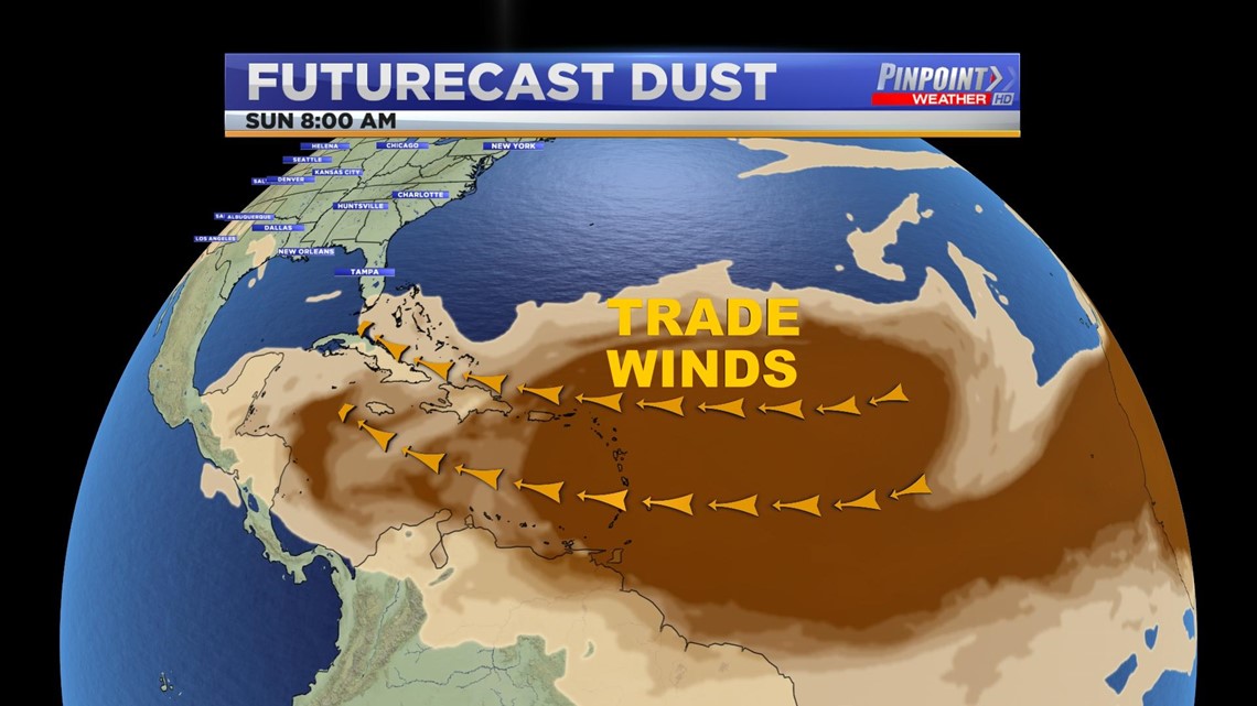Saharan Dust Moves into The Tennessee Valley | rocketcitynow.com