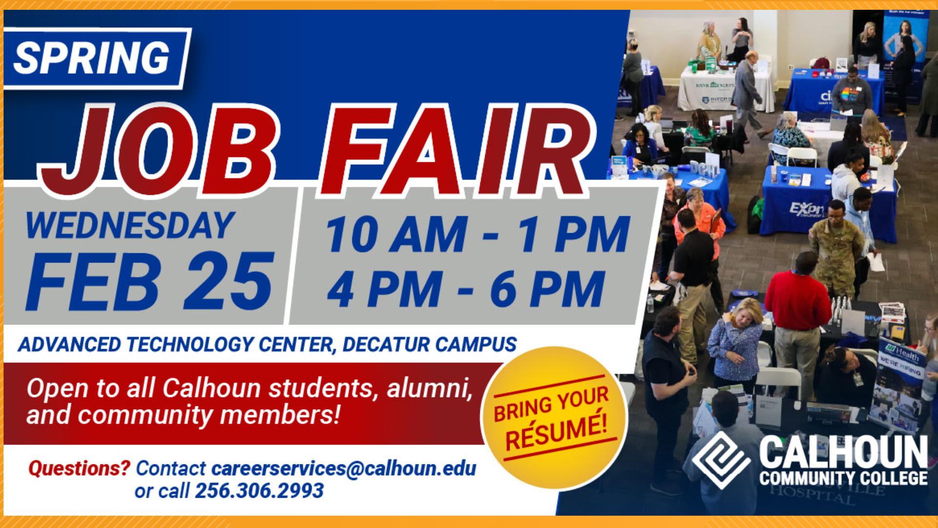Calhoun Community College hosts job fair in Decatur with over 55 ...