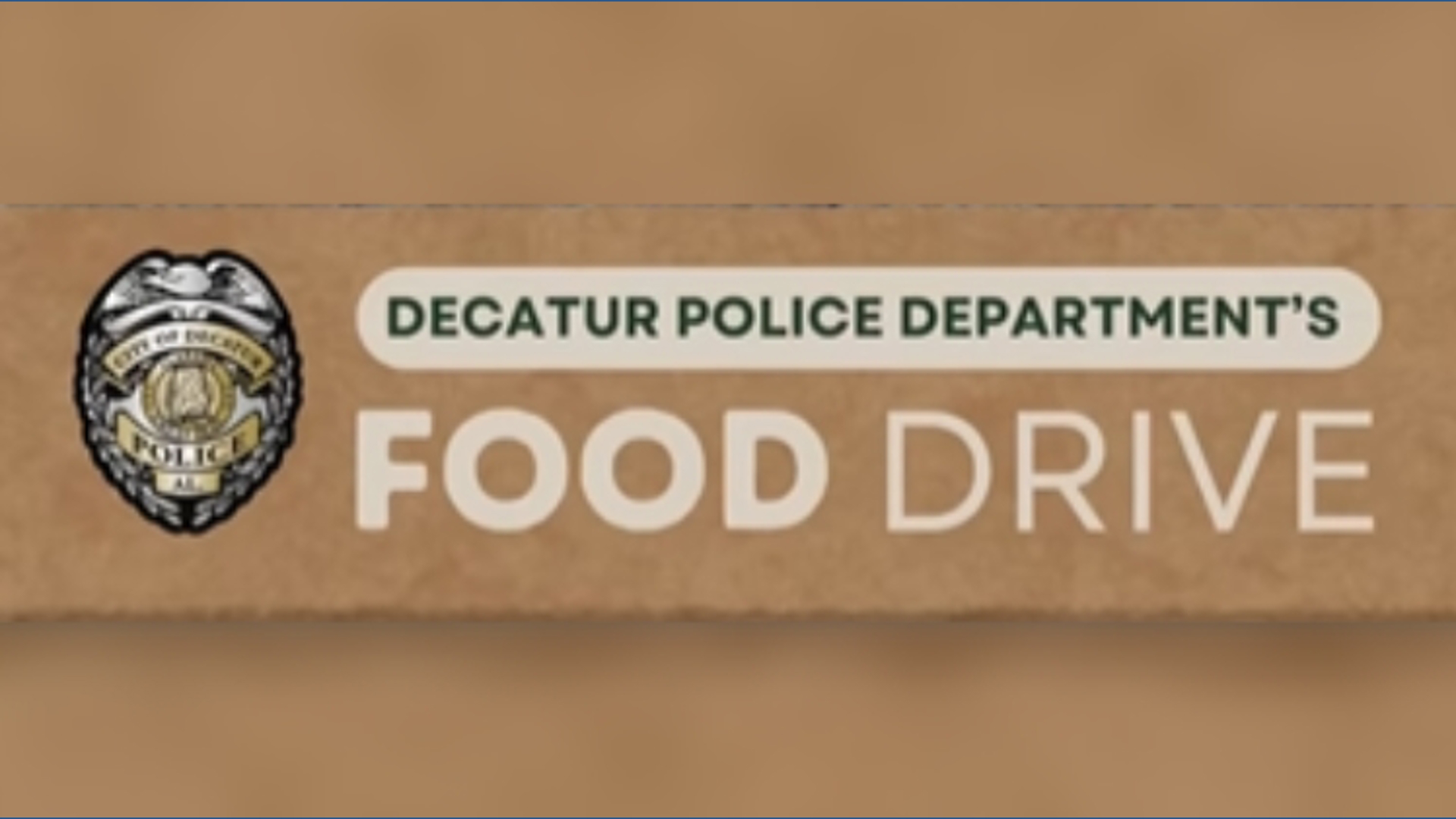 Decatur Police hosts holiday food drive for families in need ...
