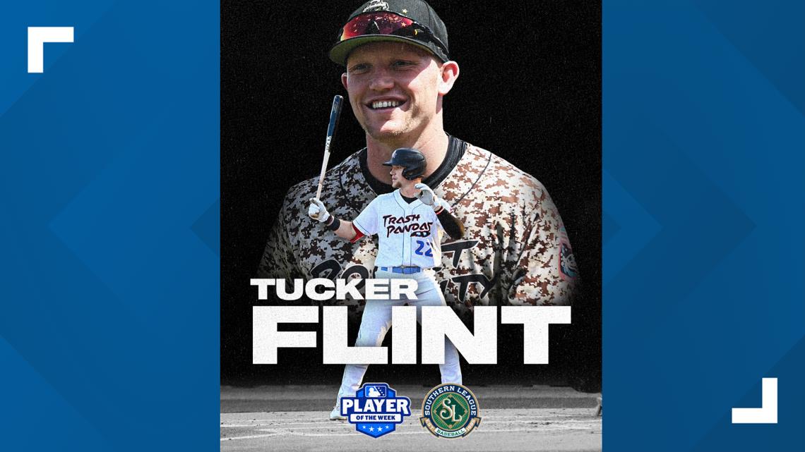 Trash Panda Tucker Flint named Southern League Player of the Week ...