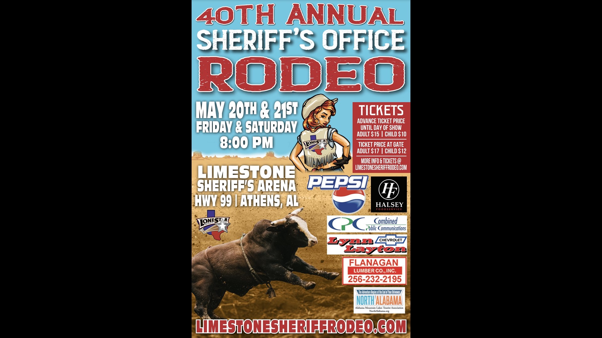 Limestone Sheriff's Office is hosting 40th annual rodeo | rocketcitynow.com