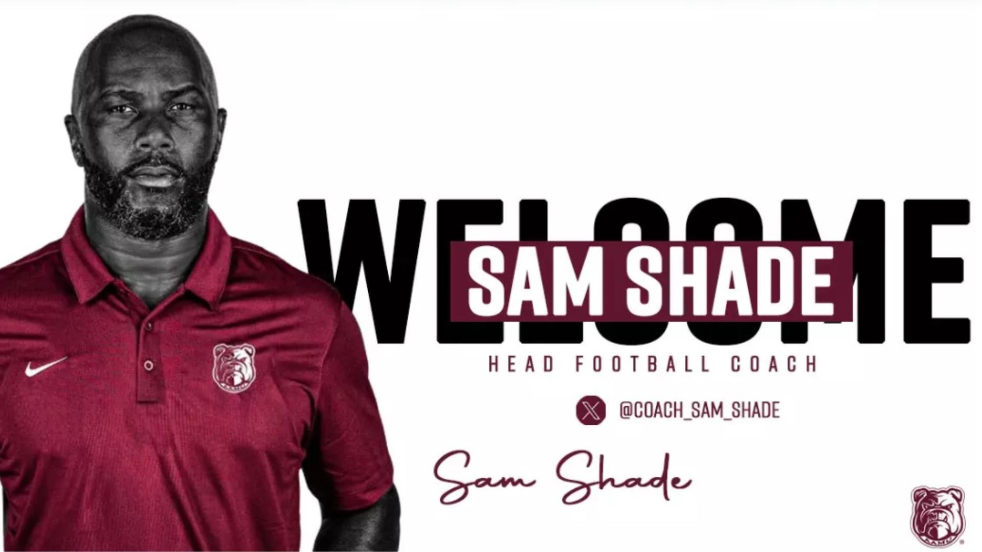 Alabama A&M hires Sam Shade to be the next head football coach ...