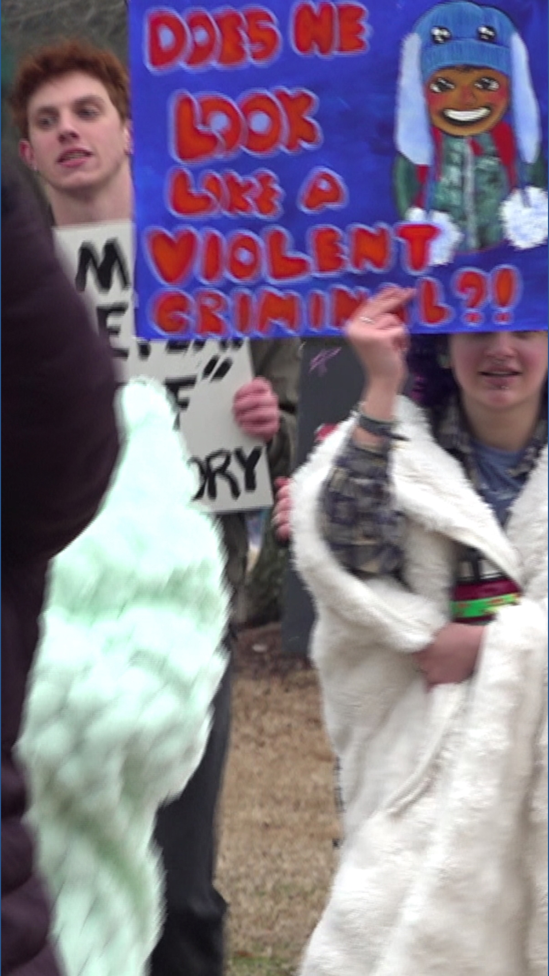 James Clemens High School students march in opposition to ICE ...