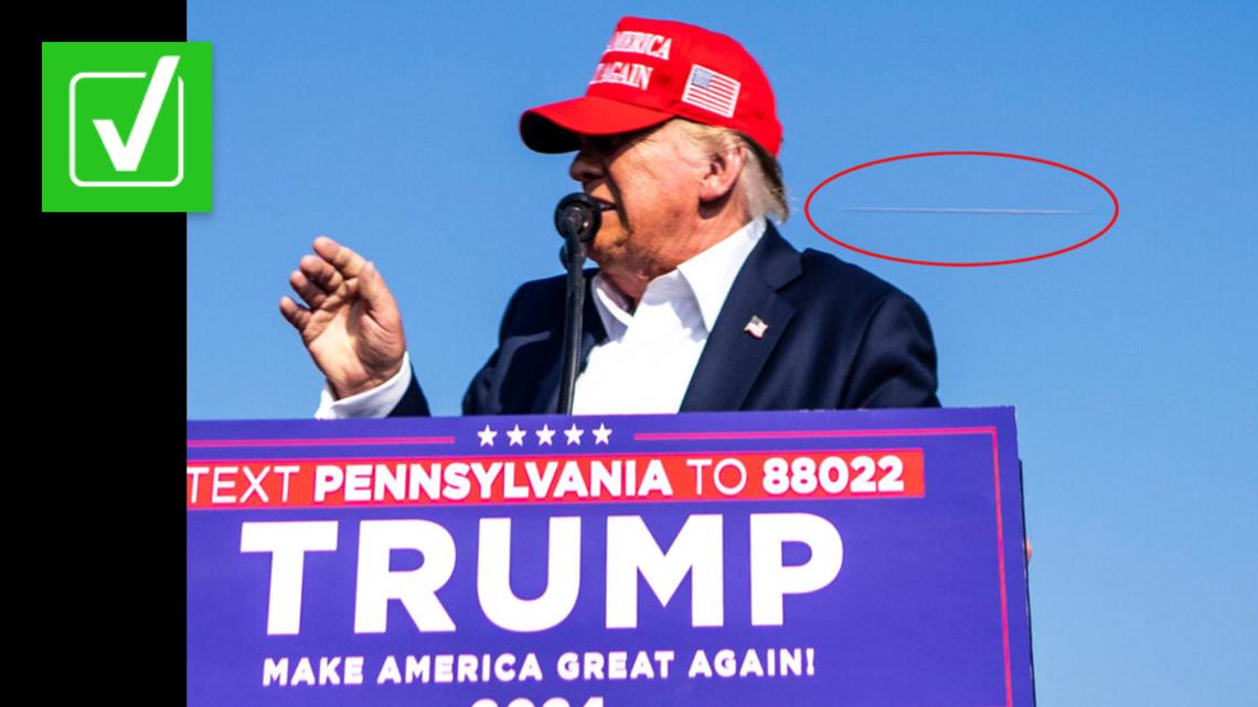 Photo appearing to show bullet whiz past Trump is genuine - what we can ...