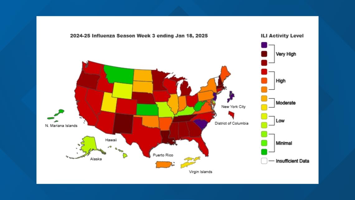 Flu activity "very high" in Alabama and Tennessee | rocketcitynow.com