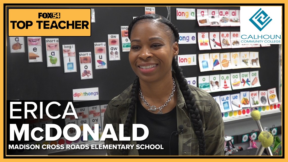 Erica McDonald is FOX54's Top Teacher! | rocketcitynow.com