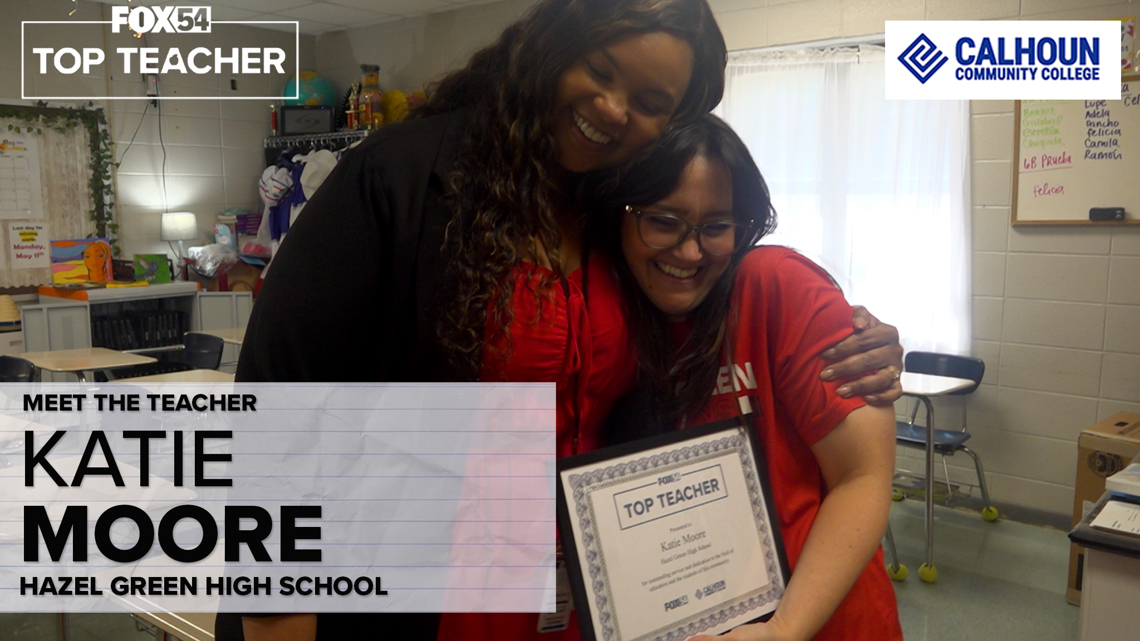 Meet FOX54 Top Teacher Katie Moore of Hazel Green High School ...