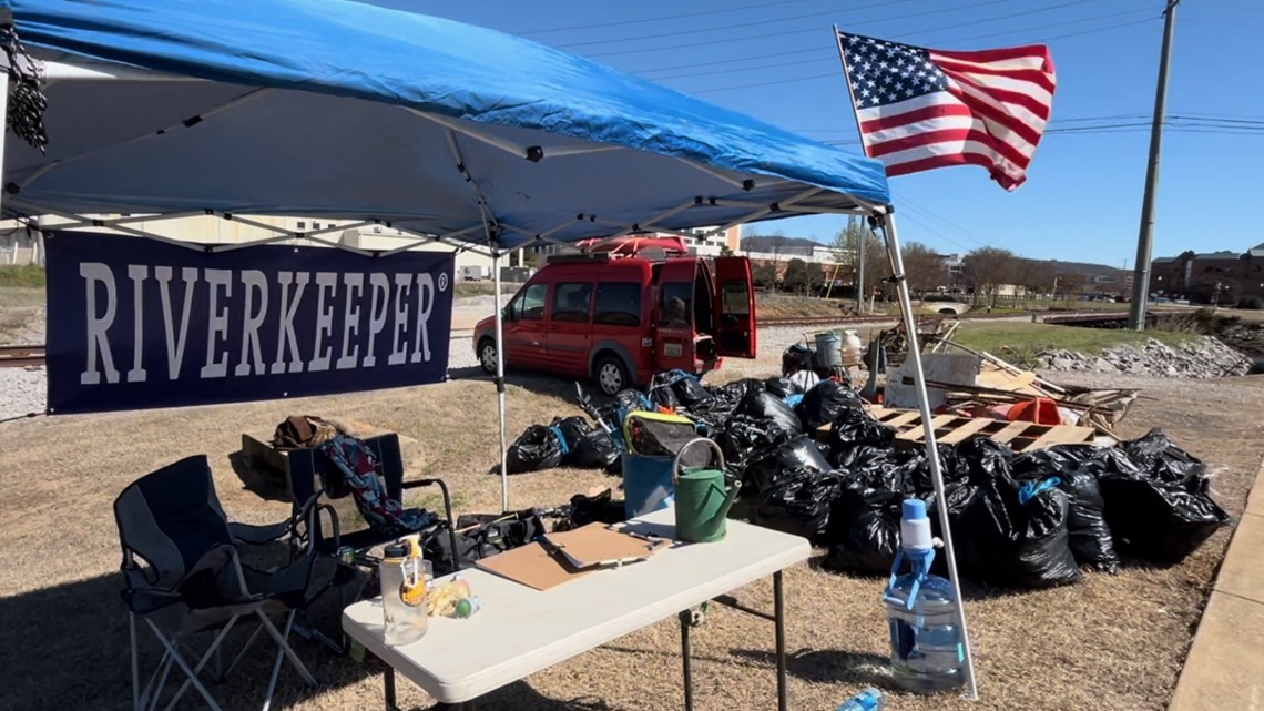 Tennessee Riverkeeper removes nearly 2,000 pounds of trash from Pinhook ...