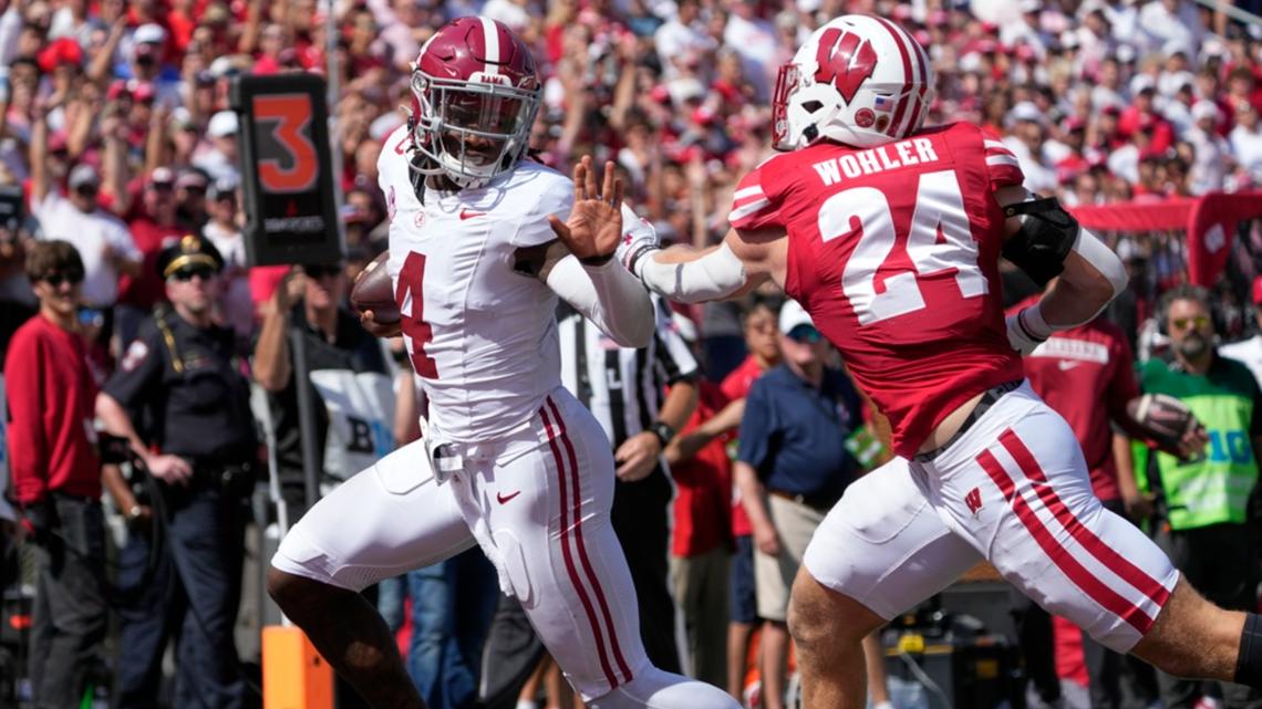 Alabama football earns national honors following win at Wisconsin ...