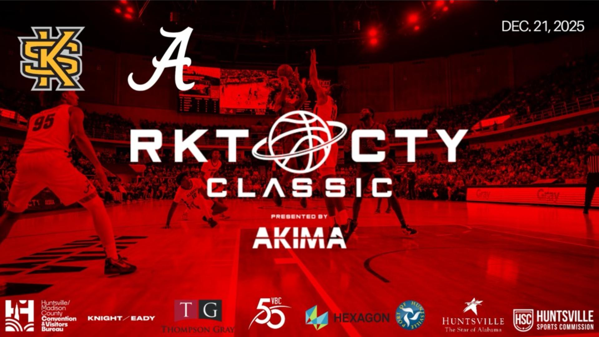 University of Alabama Faces Kennesaw State December 21 in Rocket City ...