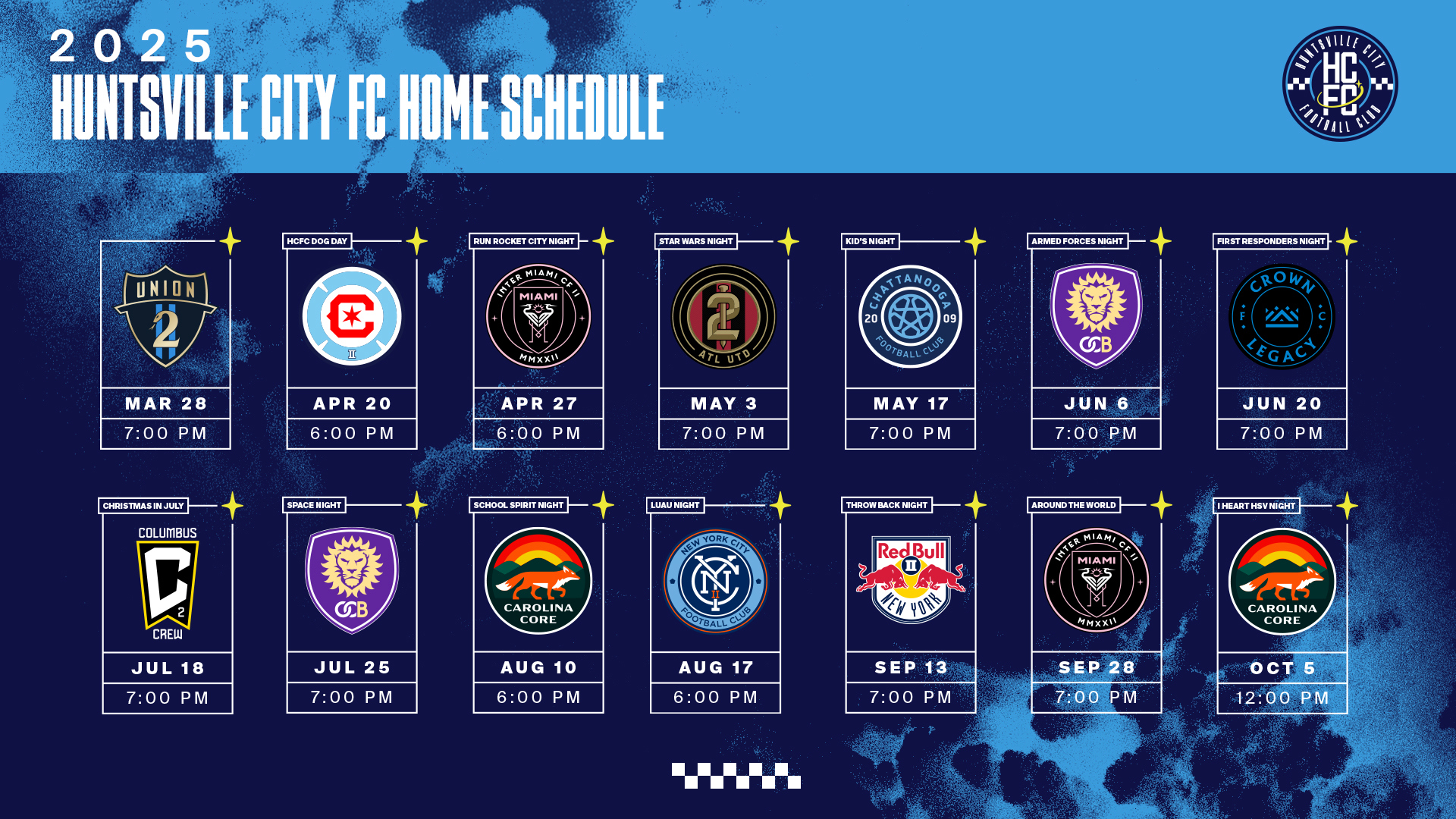 Huntsville City FC Unveils 2025 MLS NEXT Pro Schedule | rocketcitynow.com
