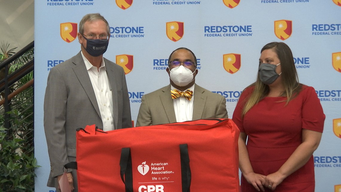 Redstone Credit Union gives CPR kits to schools at no cost ...