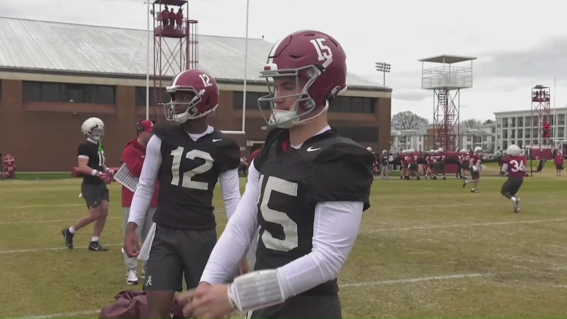 Ty Simpson prepping for season ahead, speaks with Louisiana media at ...