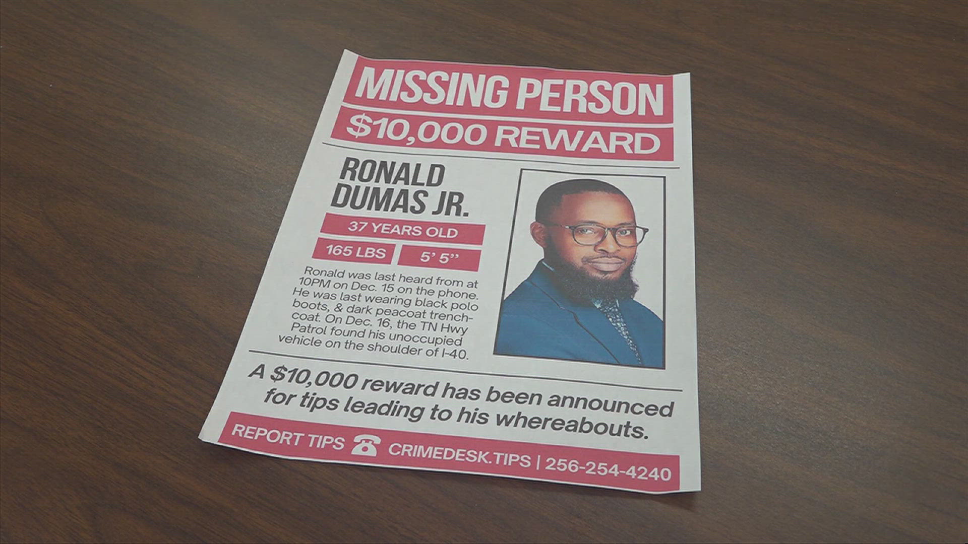 Ronald Dumas, Jr. case now being investigated as abduction ...