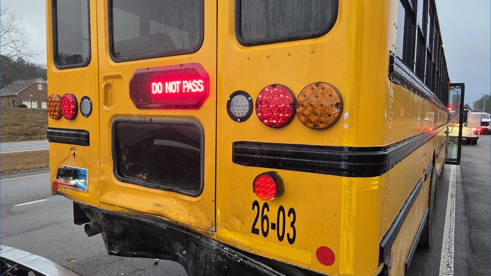 One taken to hospital after Cullman County school bus crash ...