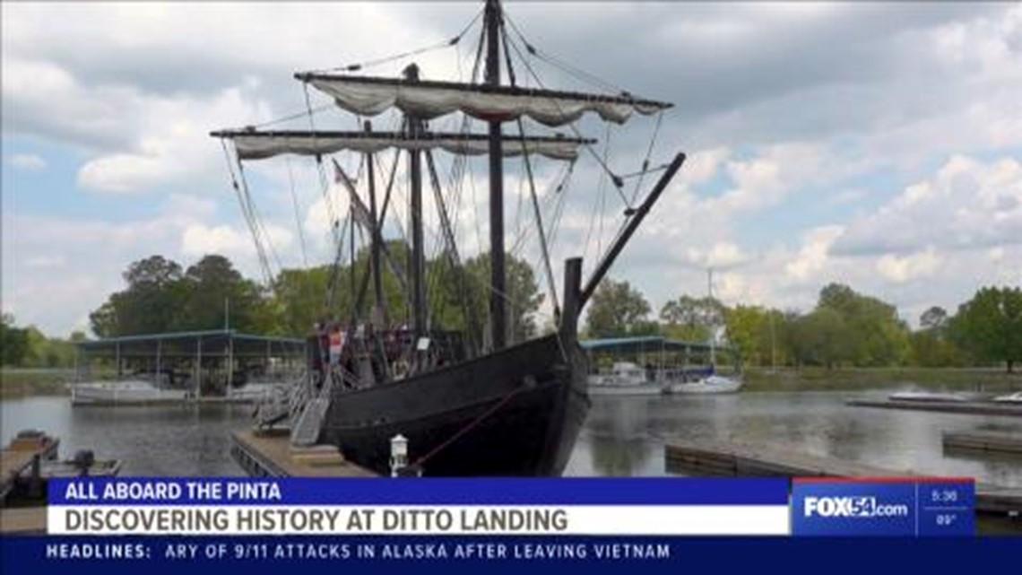 All aboard the Pinta! It's in Ditto Landing. | rocketcitynow.com