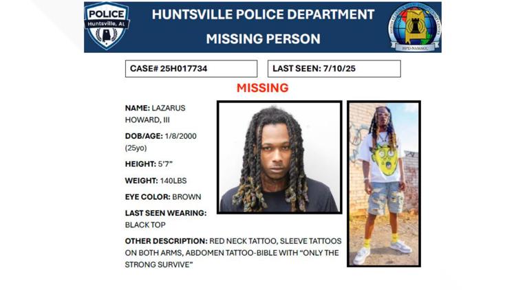 Huntsville police seek help to find missing Madison man | rocketcitynow.com