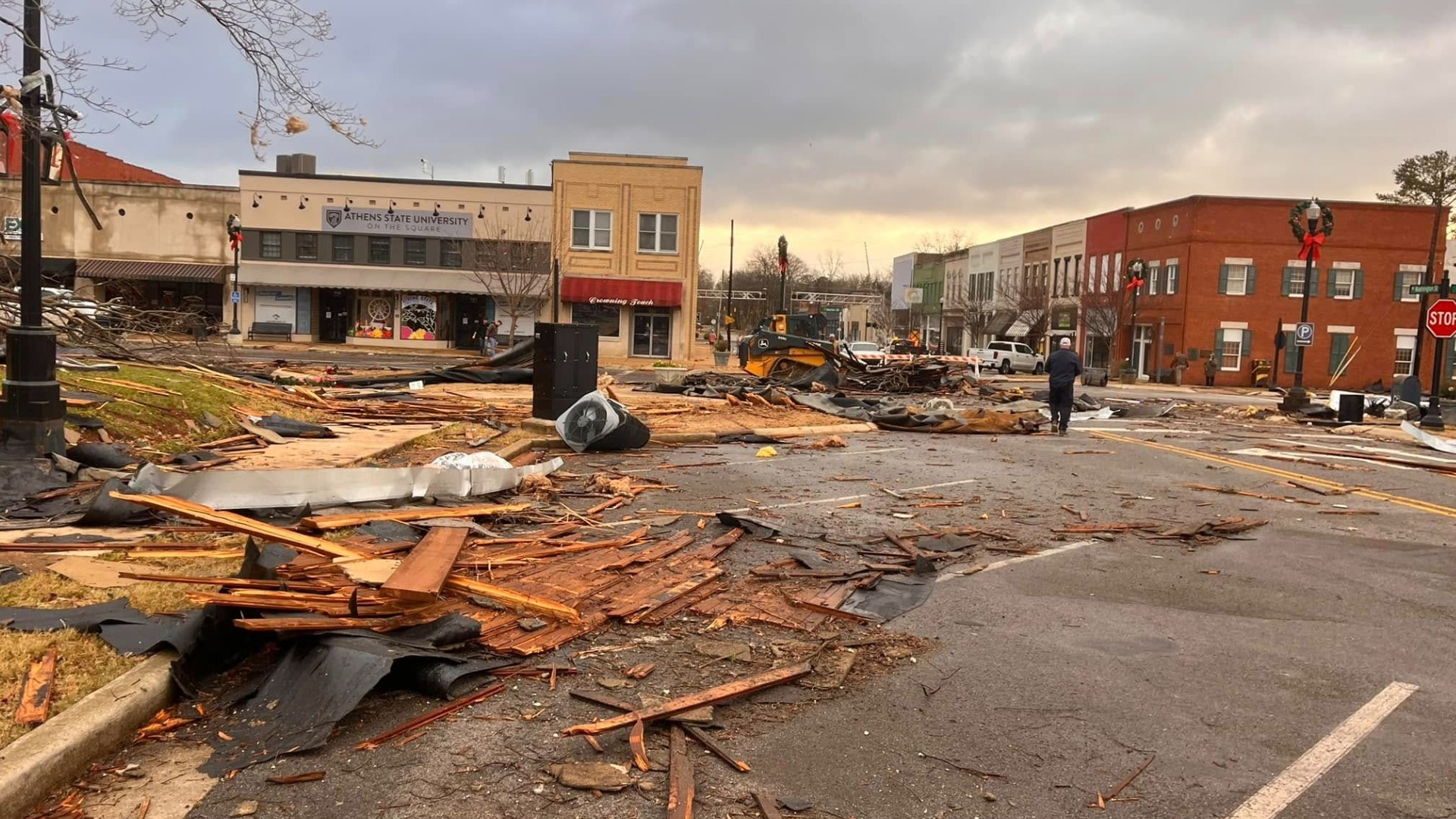 Small businesses start cleanup effort after EF-1 tornado in Athens ...