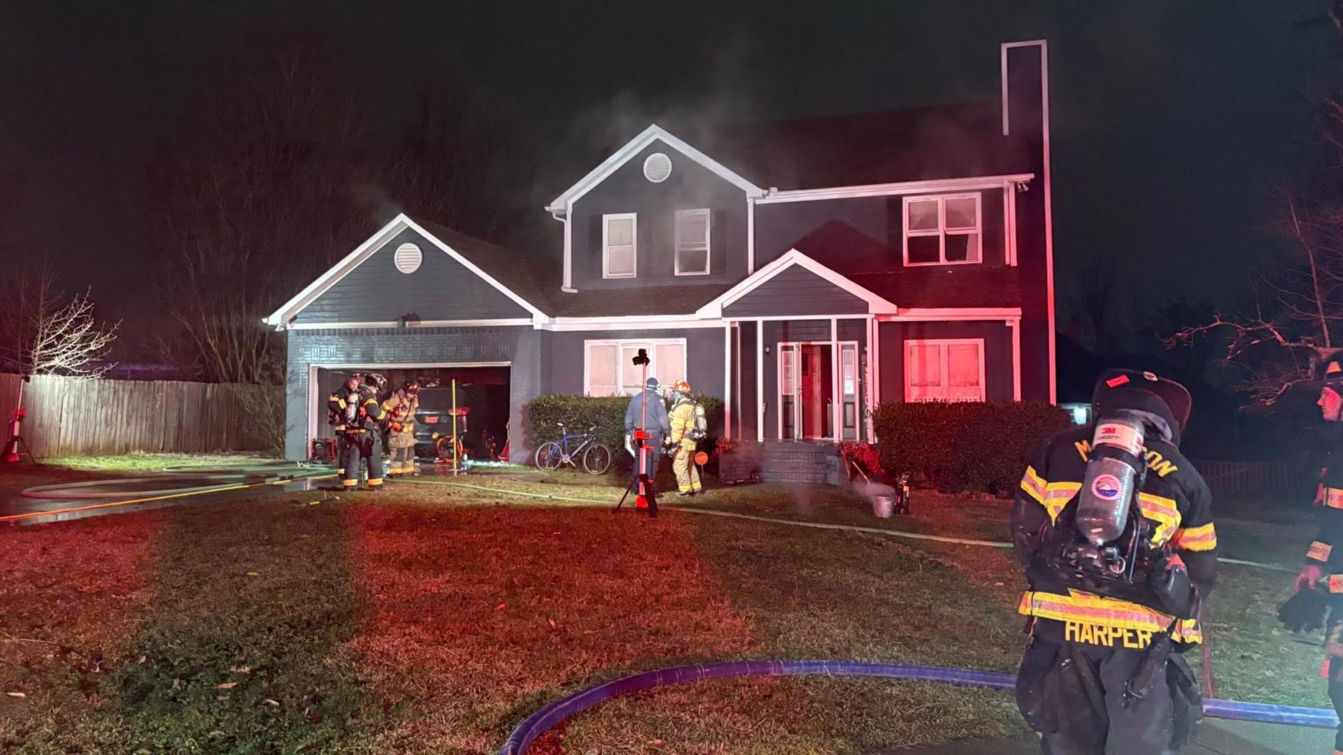Madison firefighters contain house fire to garage | rocketcitynow.com