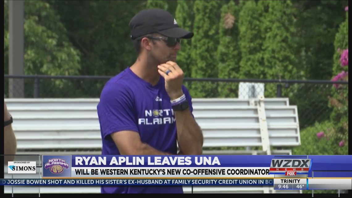 UNA Offensive Coordinator Ryan Aplin will leave for a job at Western ...