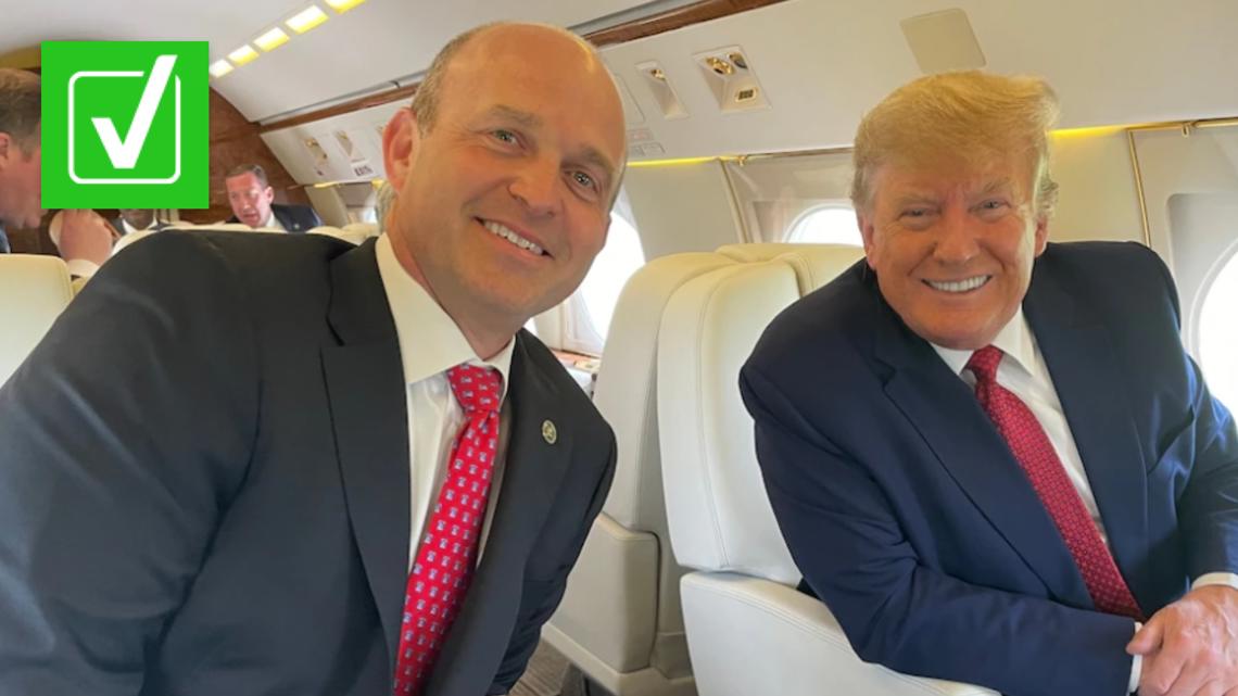 Yes, a photo of Donald Trump and Kevin Roberts appears to be genuine ...