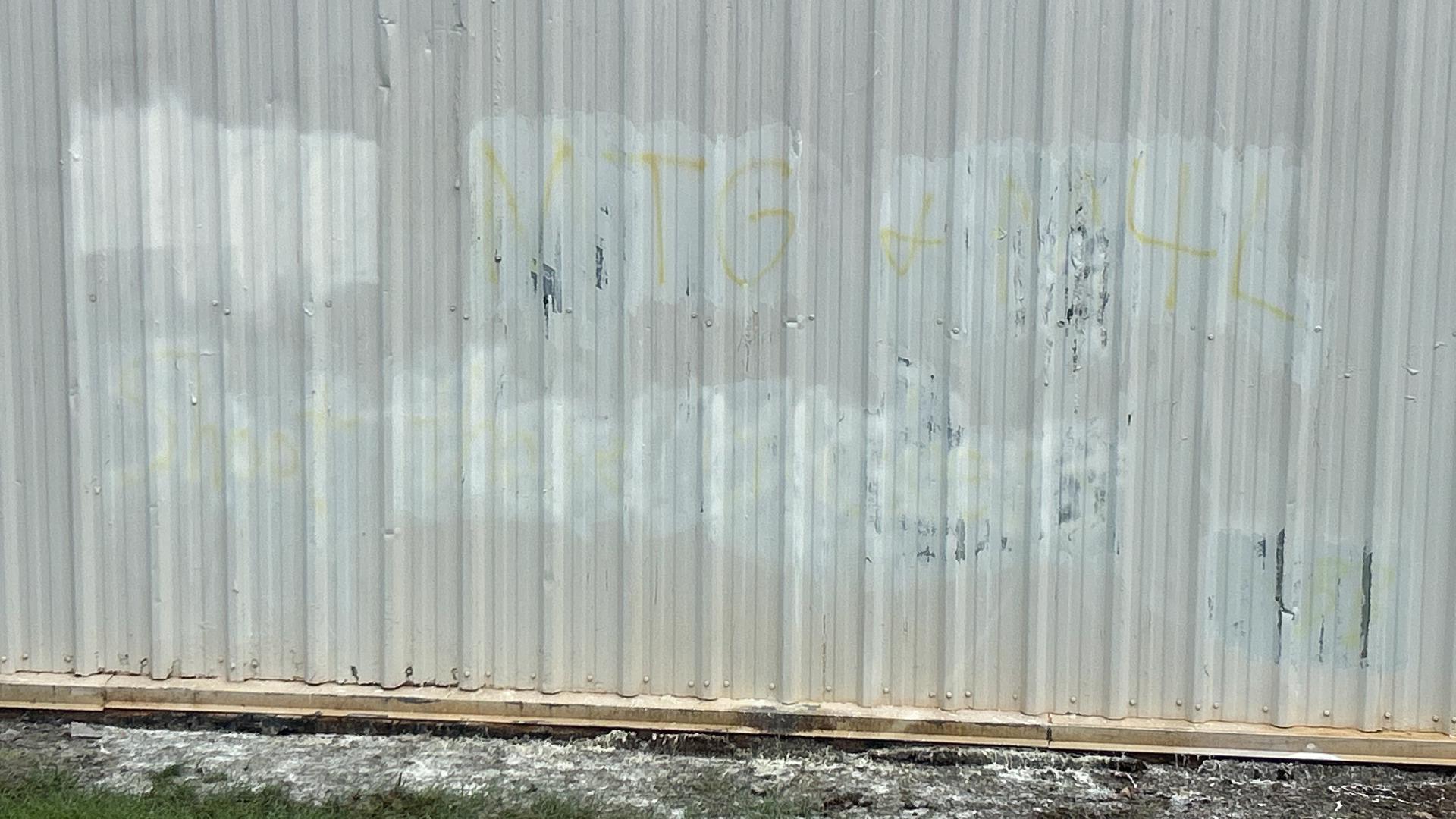 Vandalism at Stovehouse complex one day before Moms for Liberty, MTG ...