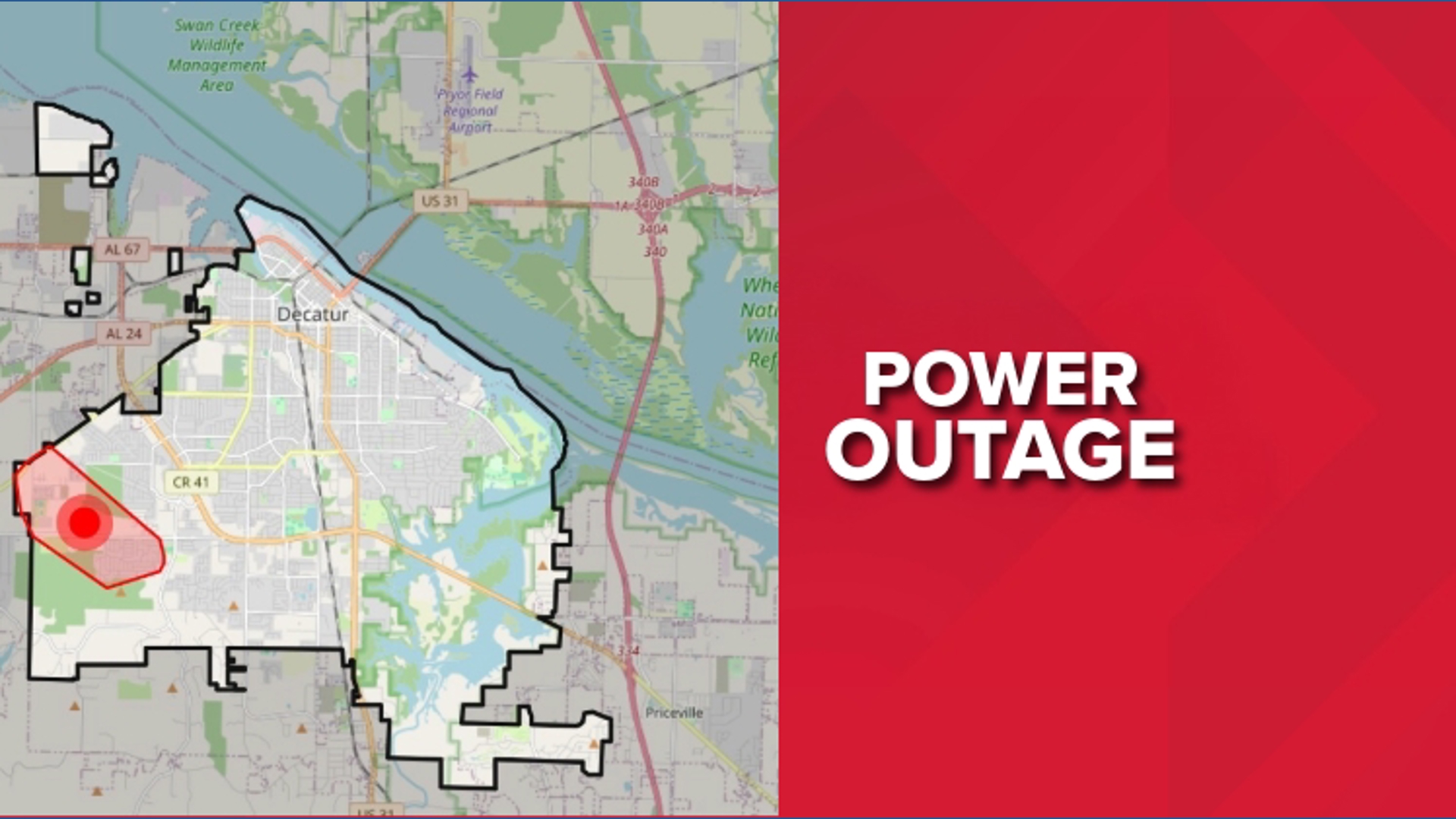 UPDATE: Power restored to nearly 1,000 Decatur customers after morning ...