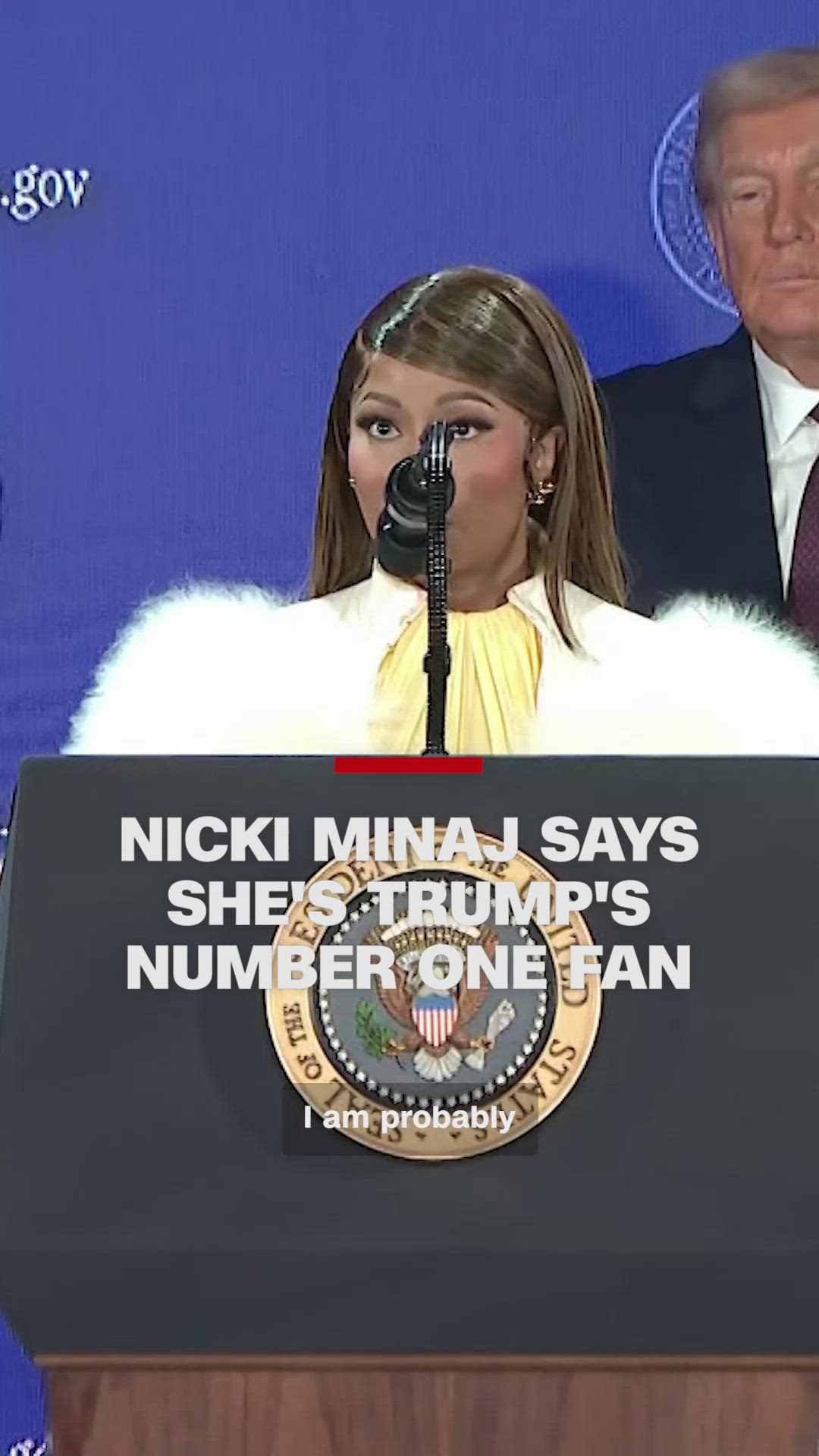 Nicki Minaj says she's President Trump's "Number One Fan ...