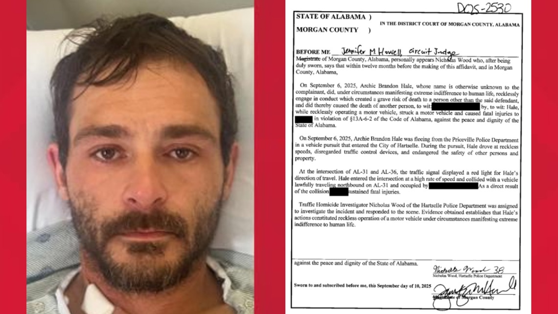 Reckless murder charge filed after fatal car chase | rocketcitynow.com