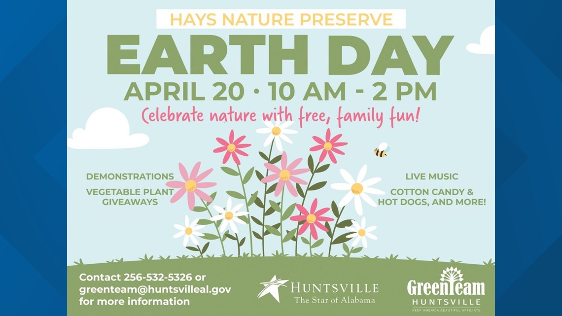 Huntsville gets ready for Earth Month celebrations | rocketcitynow.com