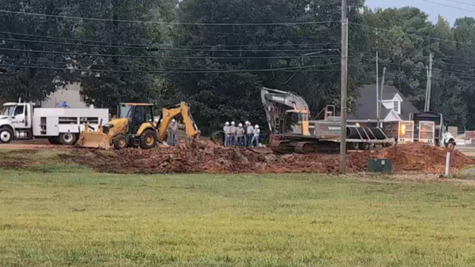 Slaughter Road shut after water main break in Madison | rocketcitynow.com