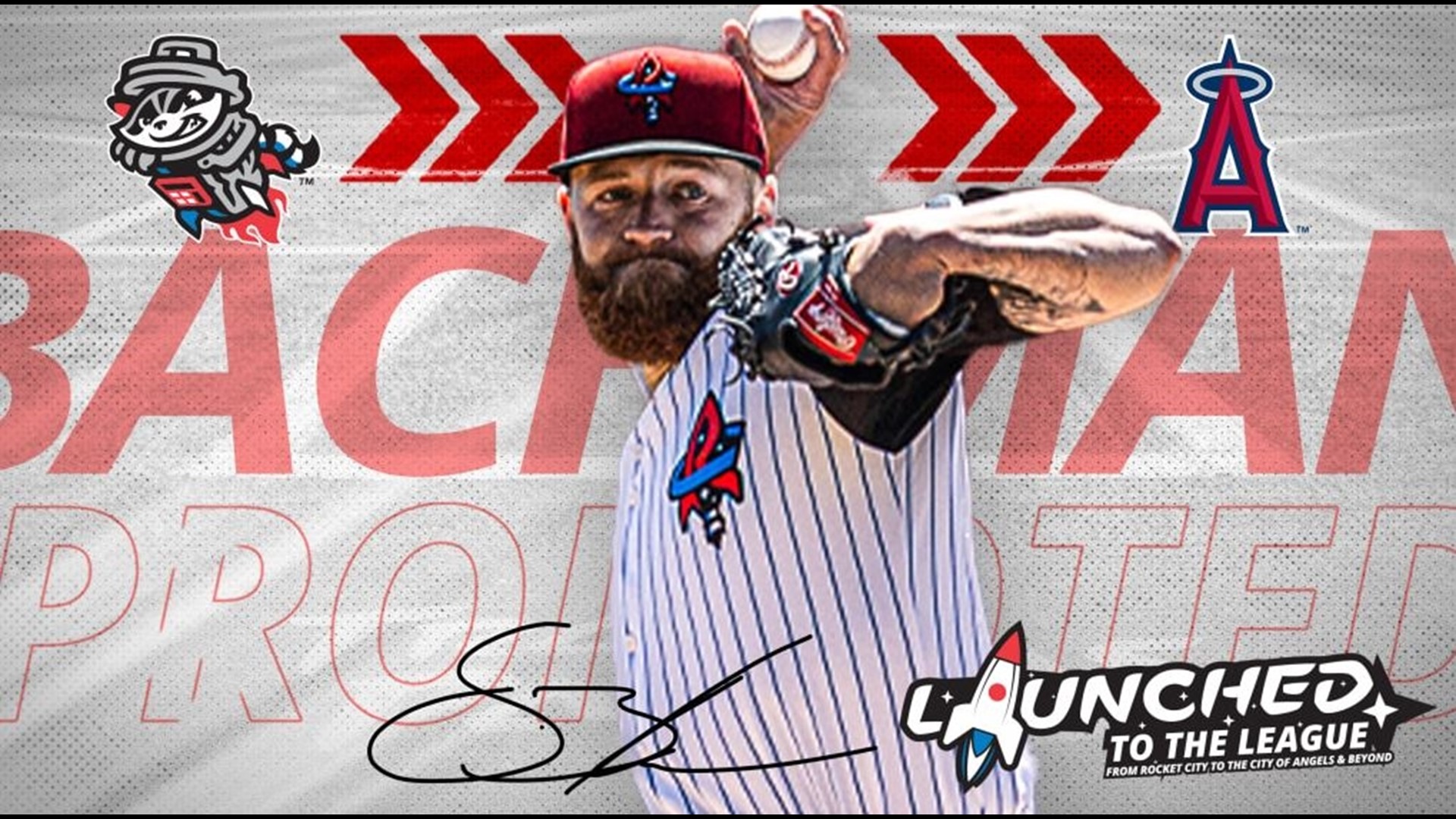 Rocket City Trash Pandas pitcher Sam Bachman called up by Angels ...