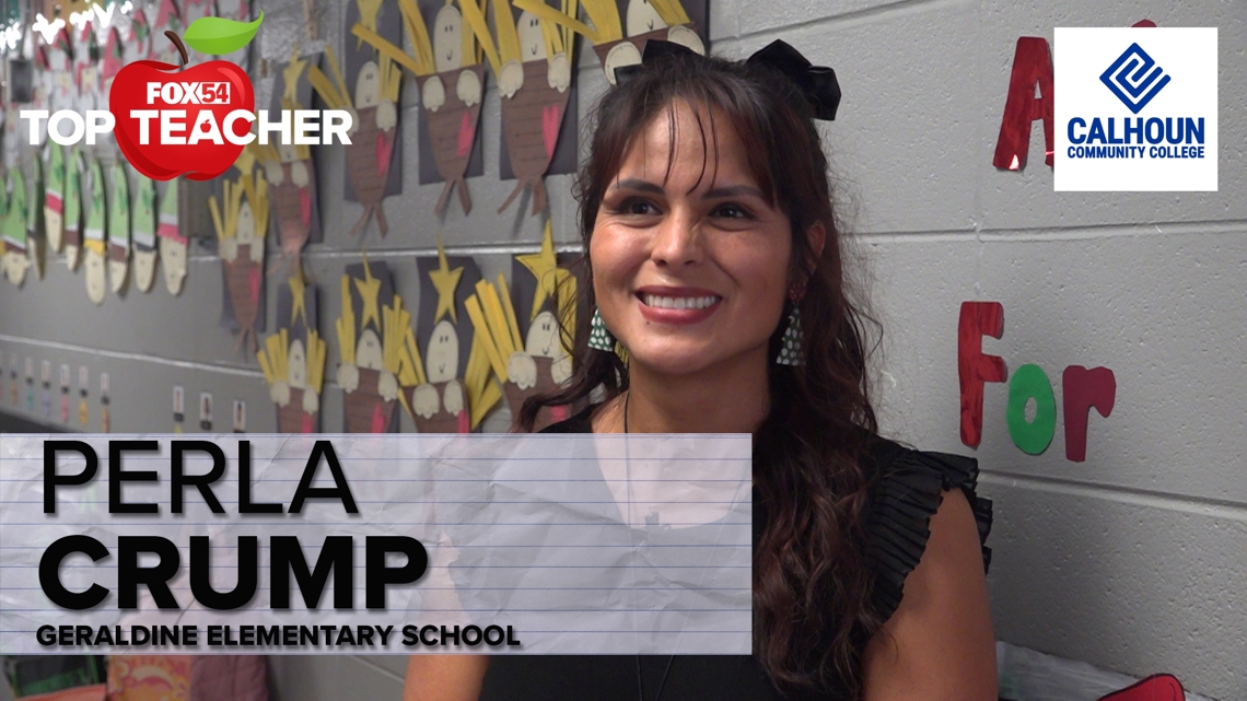 FOX54 Top Teacher Perla Crump of Geraldine Elementary School ...