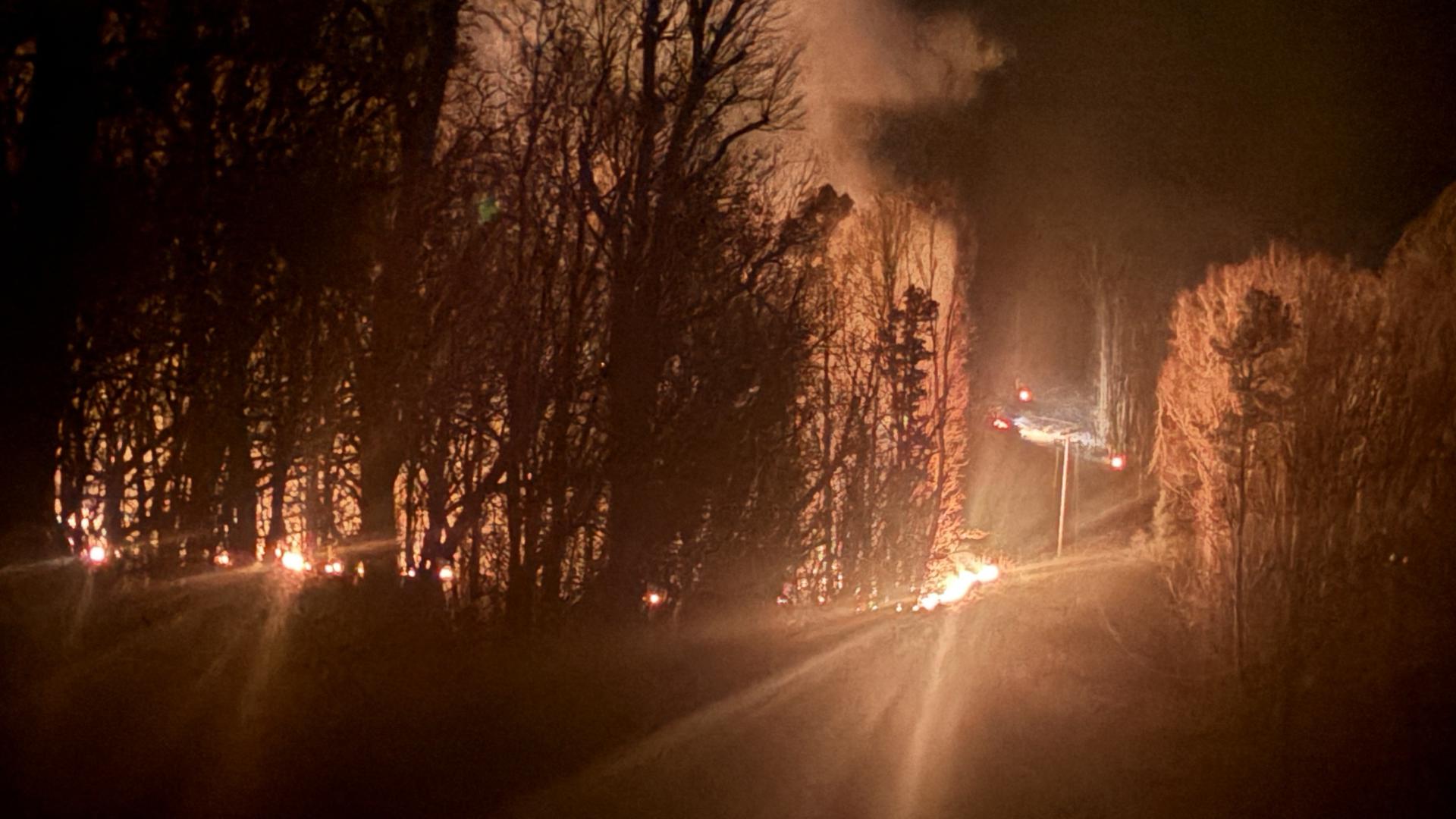 Brush fire on Crow Mountain delays power restoration in Jackson County ...