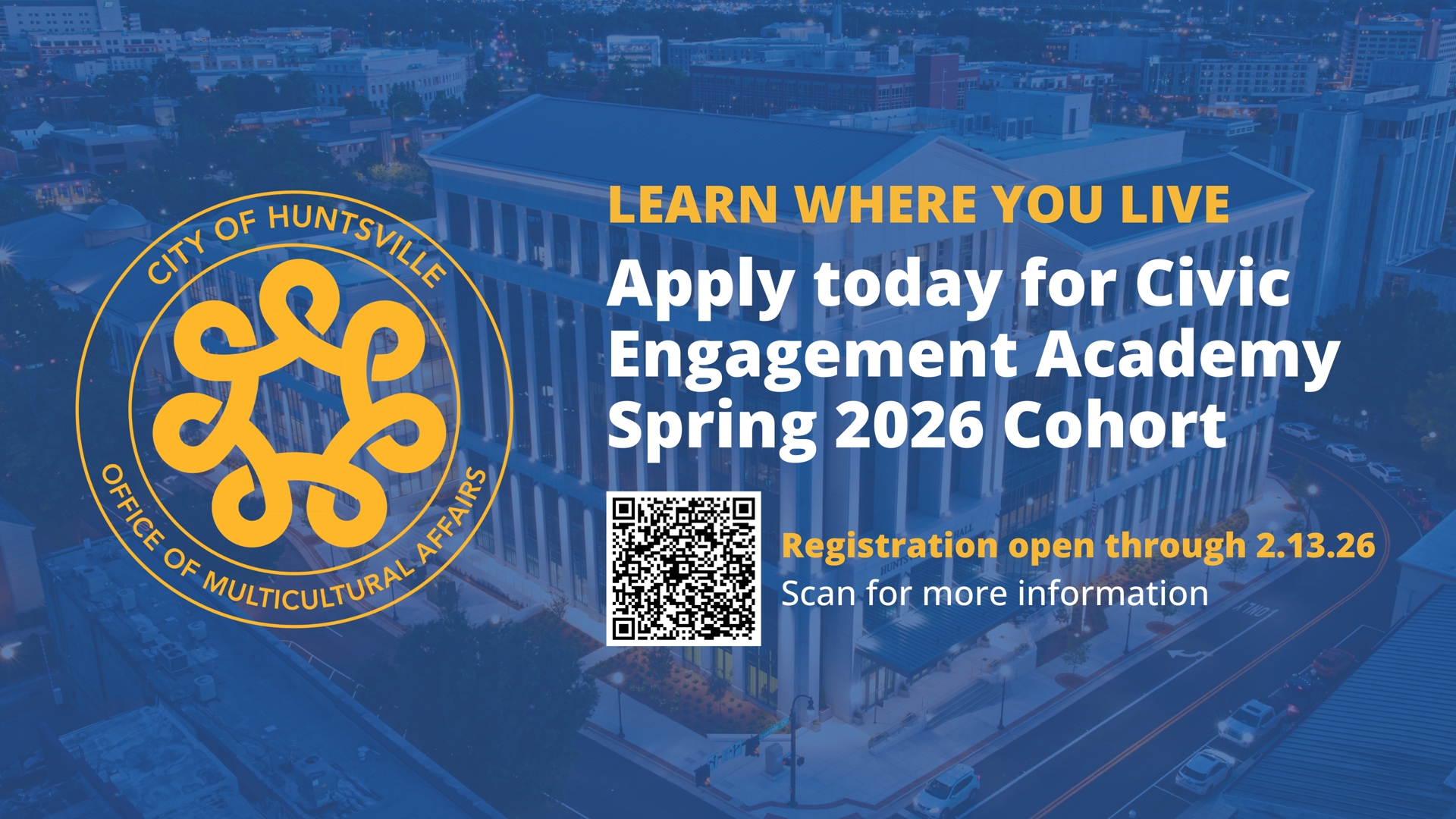 Huntsville residents can apply for spring 2026 Civic Engagement Academy ...