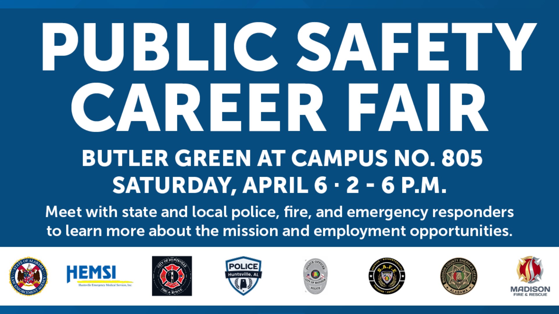 Public safety agencies near Huntsville team up for a career fair ...