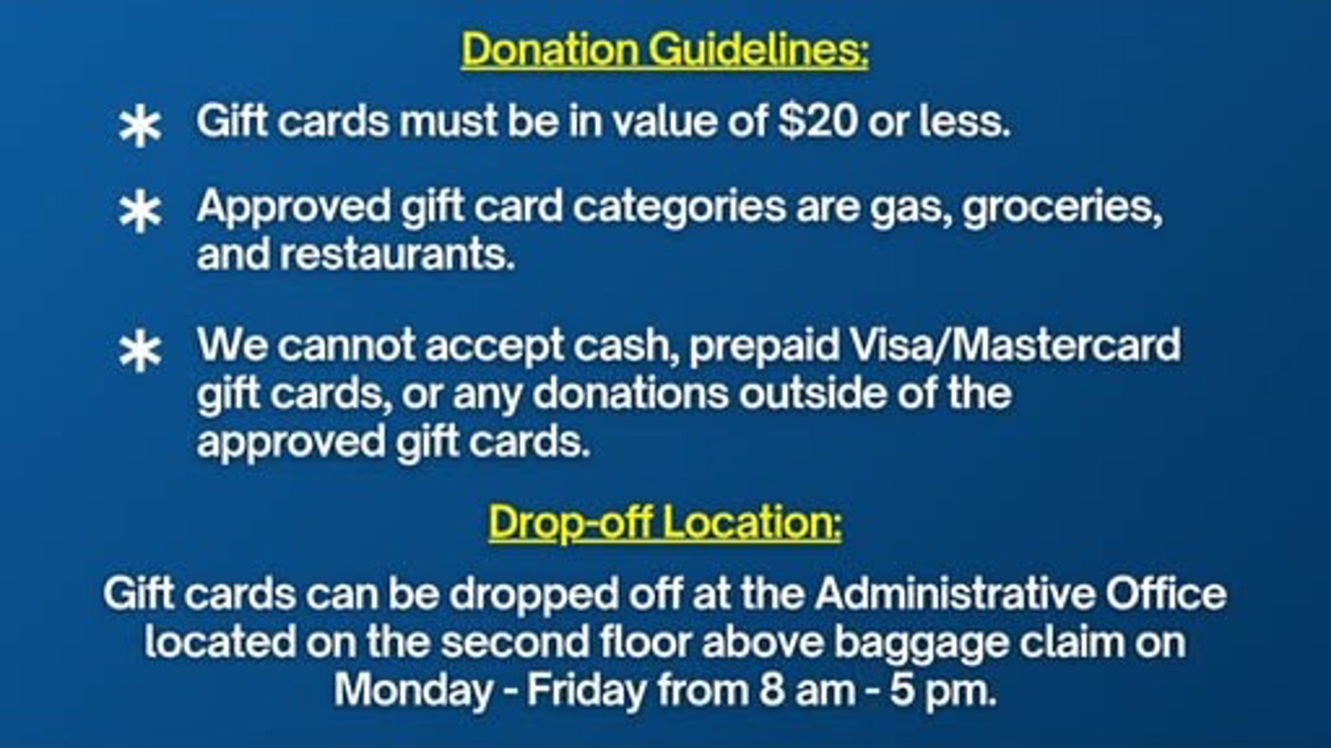 Huntsville Airport launches gift card drive to aid unpaid TSA workers ...