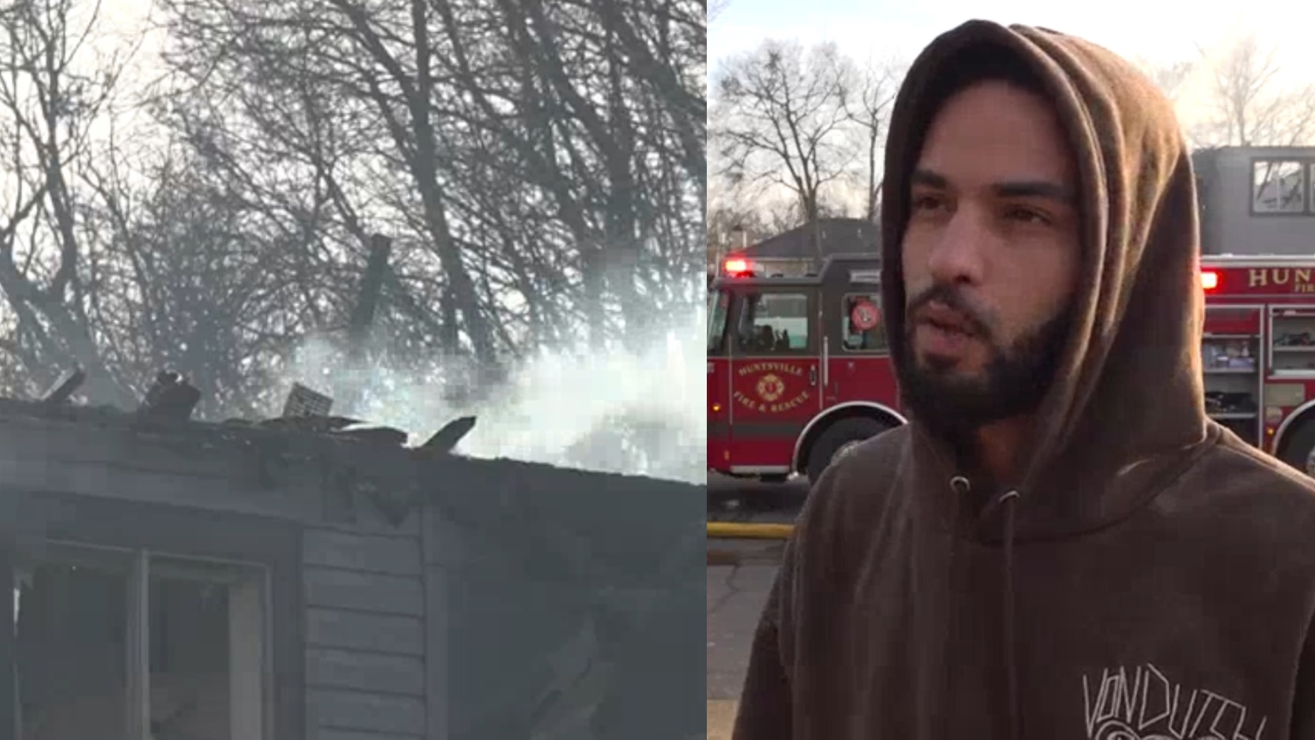 Huntsville fire crews respond to apartment complex fire; man describes ...