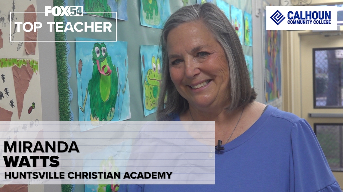 Huntsville teacher Miranda Watts celebrated as FOX54’s Top Teacher for ...