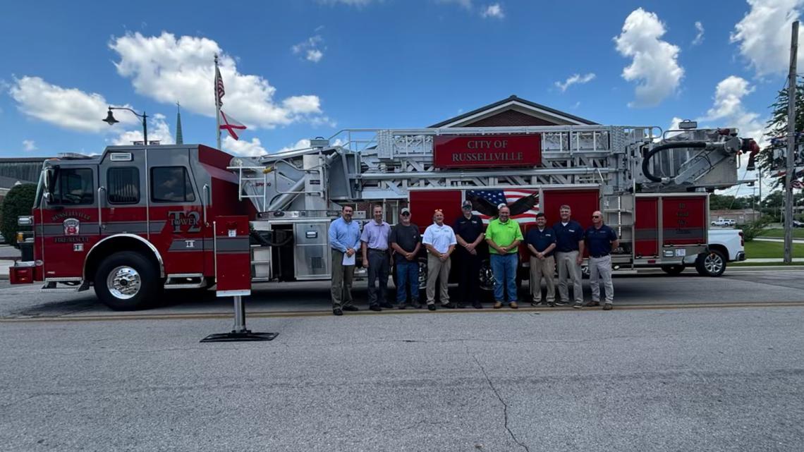 Russellville Fire Dept upgrades with new 100-foot truck | rocketcitynow.com